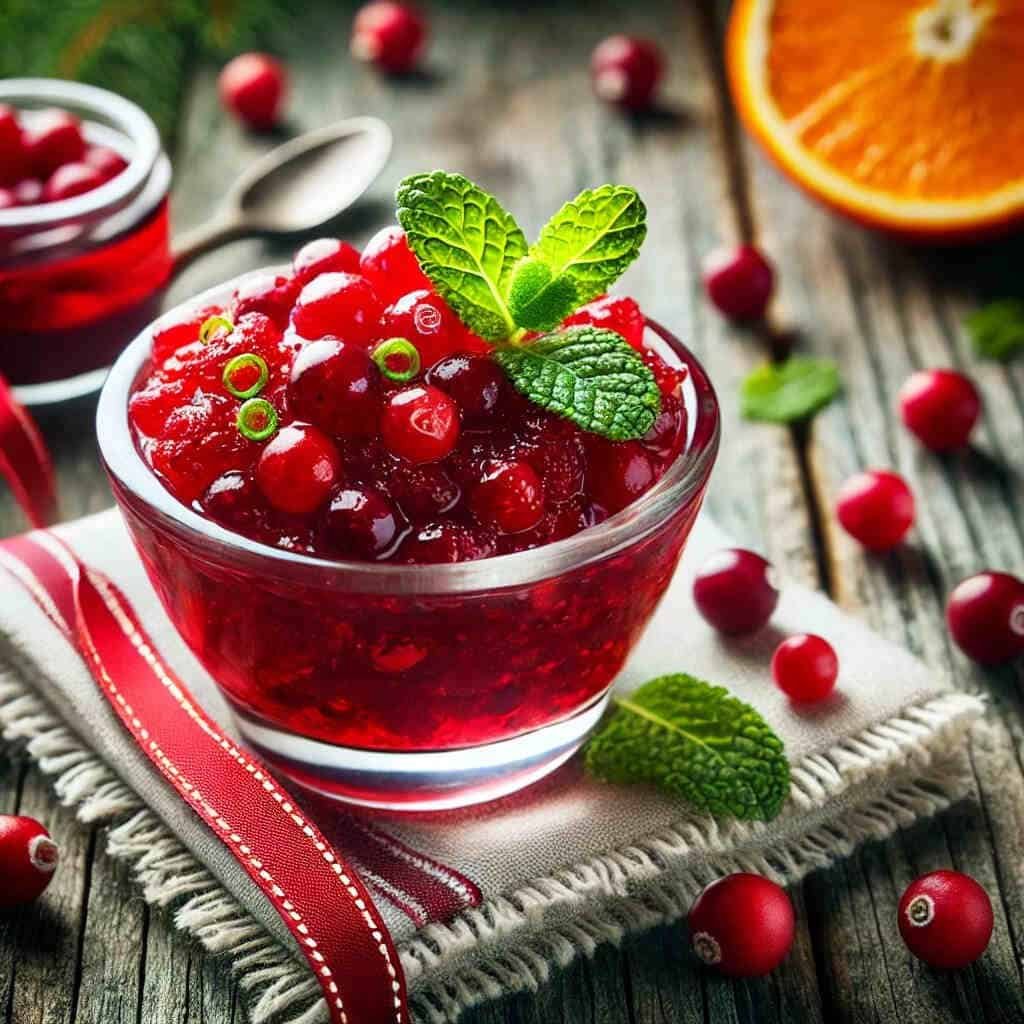 A Fresh And Healthy Low Calorie Cranberry Relish For Your Festive Table